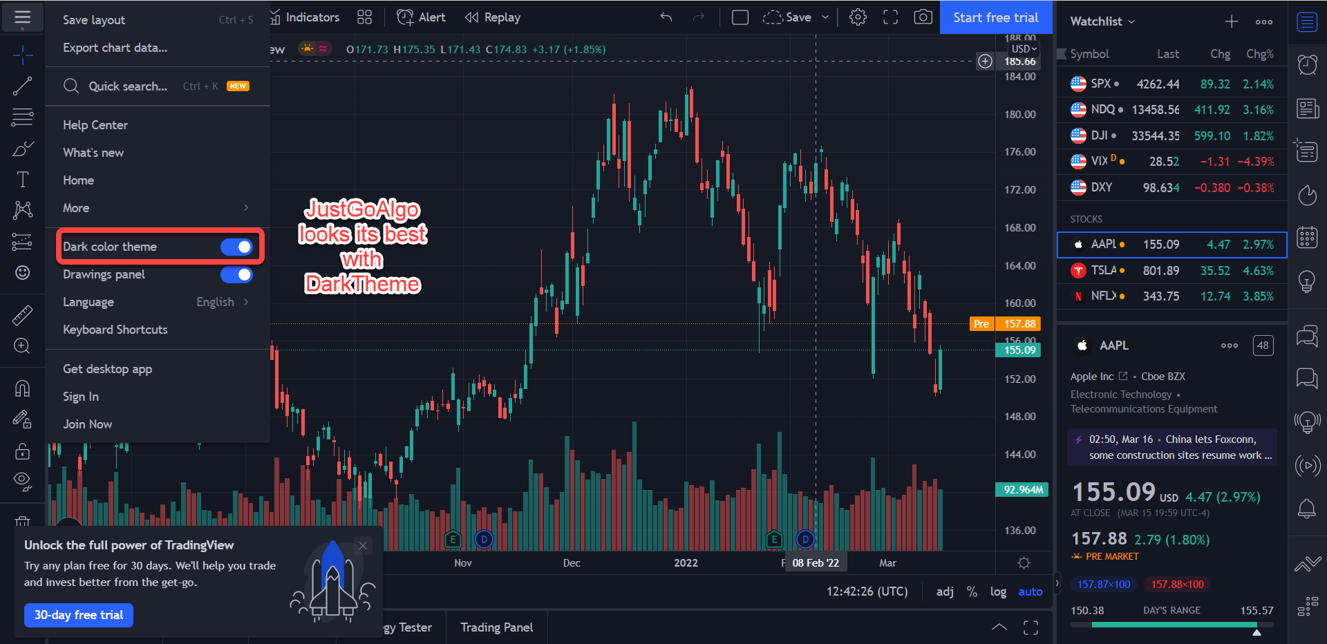 Setup & User Guide - JustGoAlgo